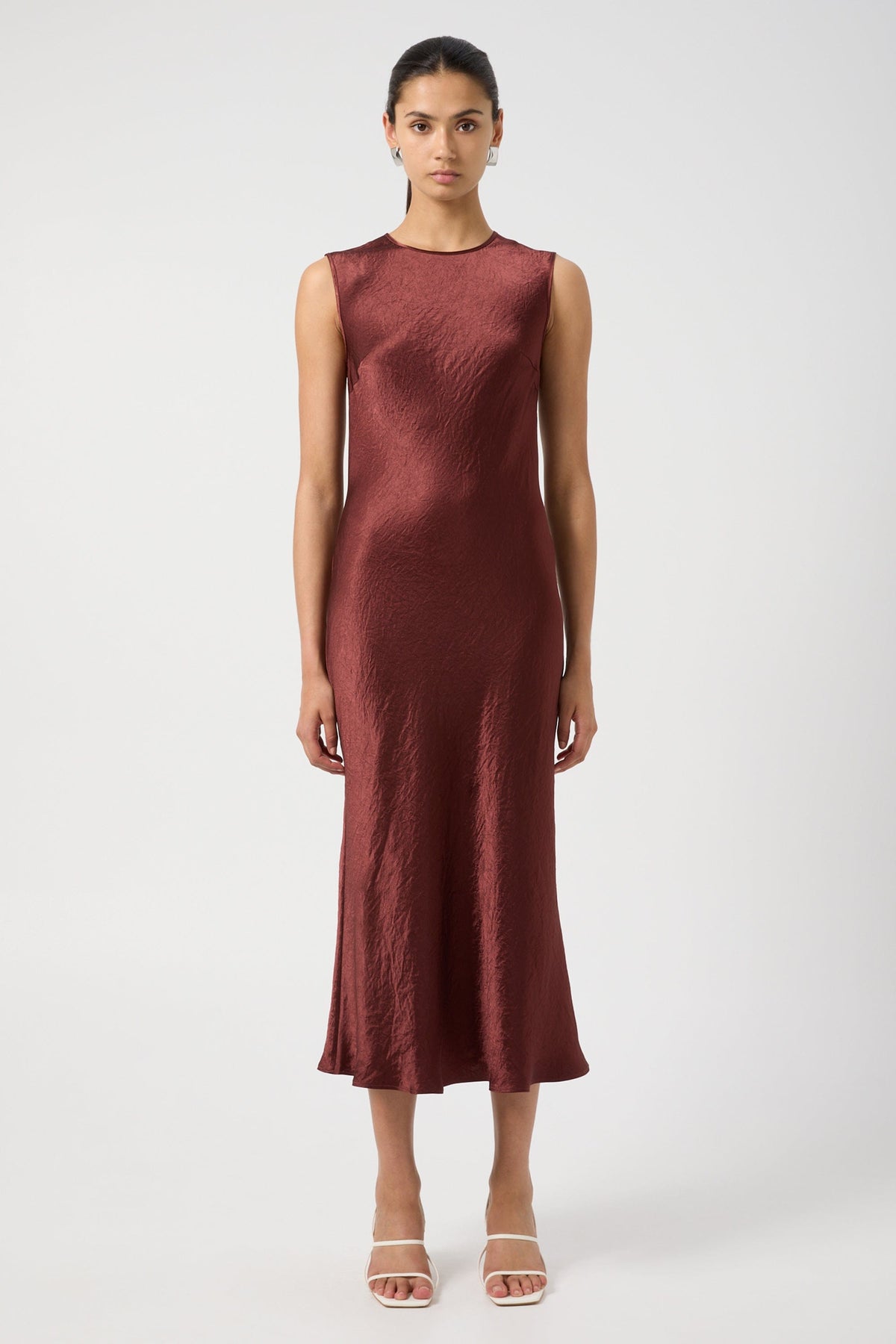 CRUSH BIAS MAXI TANK DRESS | SHIRAZ | THIRD FORM | Women's Australian ...