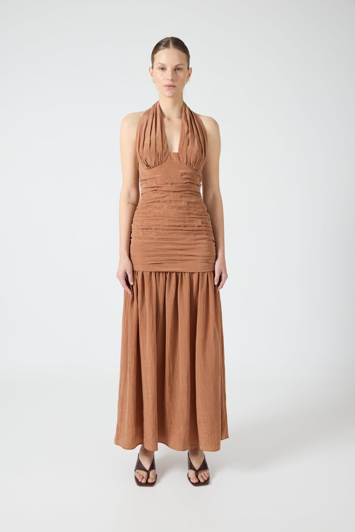 ECLIPSE HALTER DRESS | RUST | THIRD FORM | Women's Australian Fashion ...