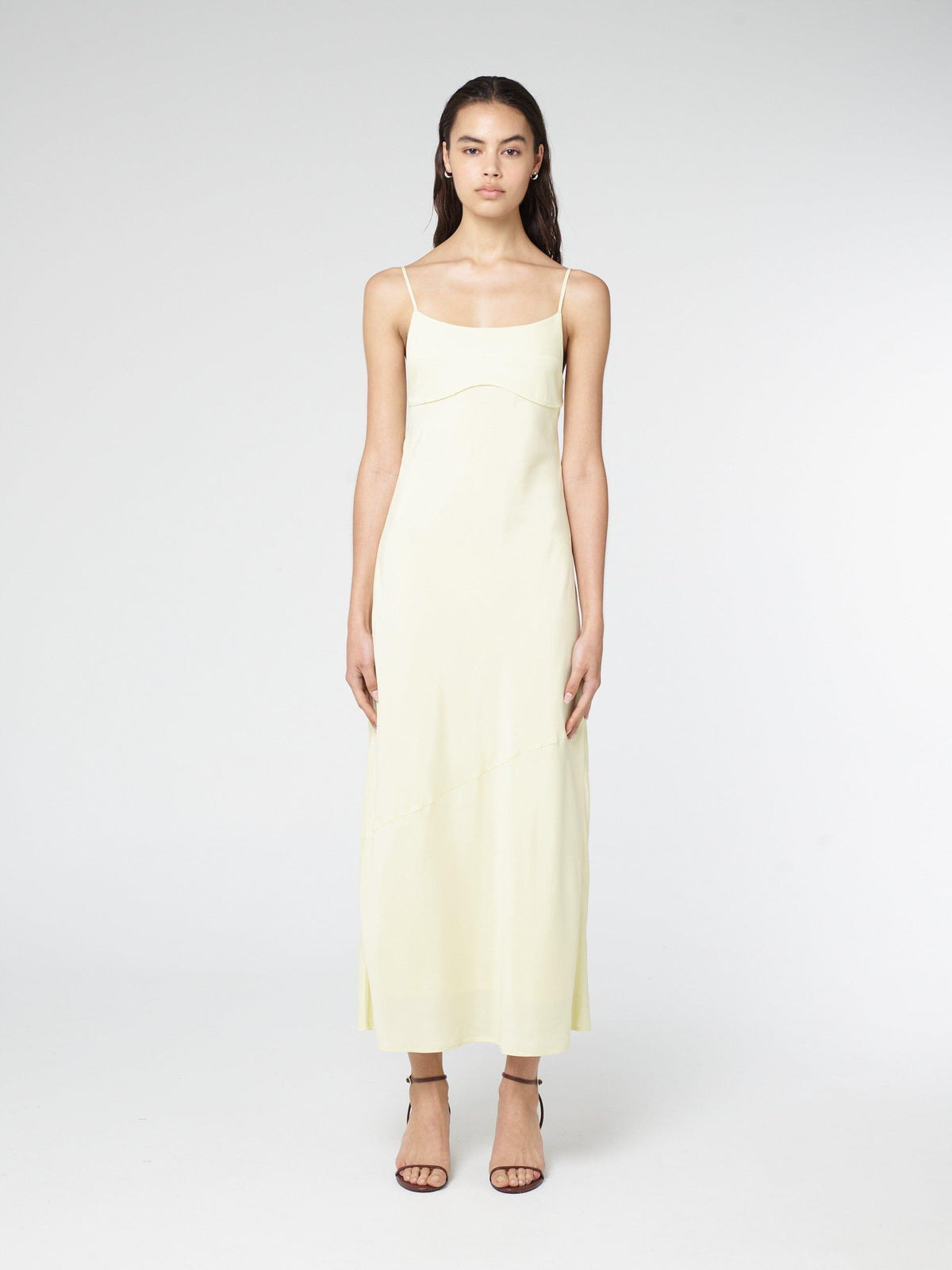 LUNA BUST PANEL MAXI DRESS | SORBET — THIRD FORM - International