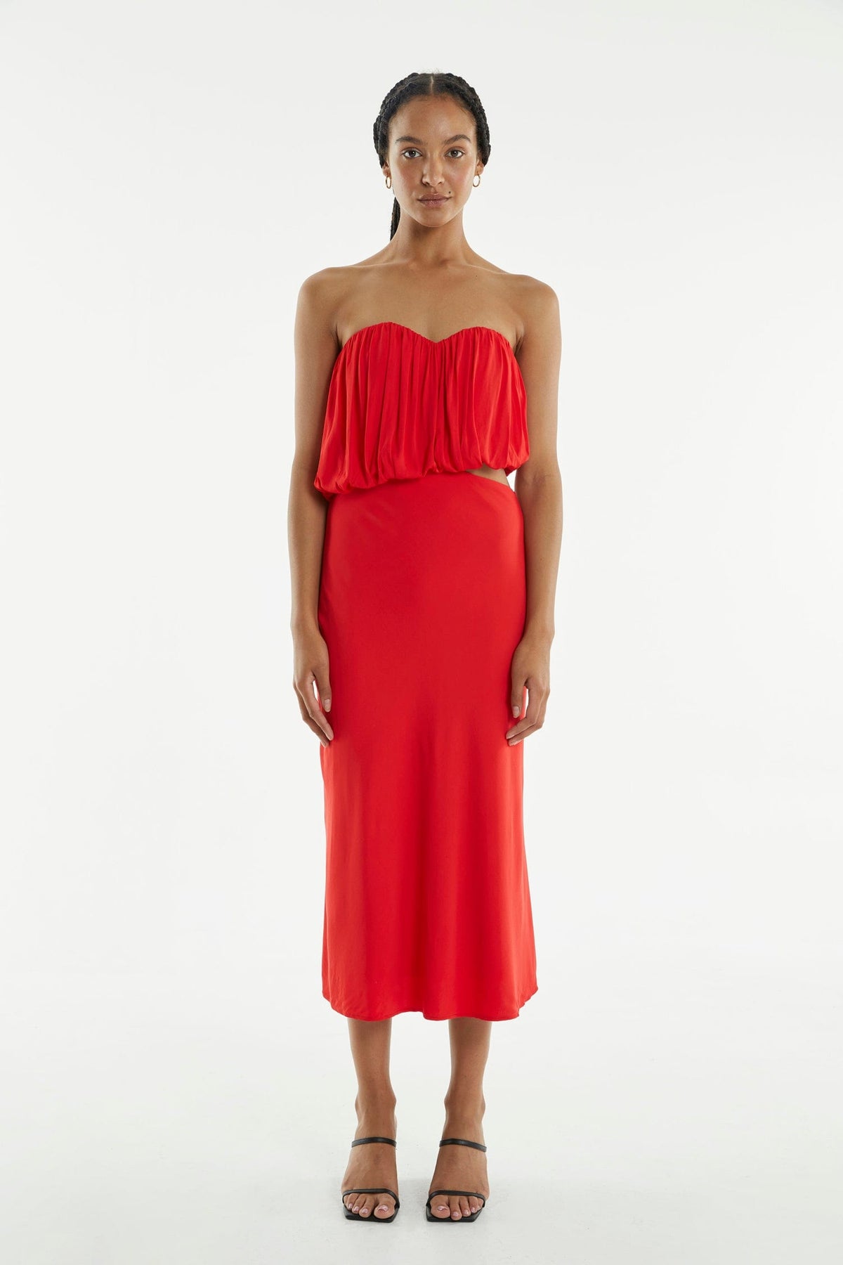 OVERFLOW 2.0 STRAPLESS DRESS | RUBY — THIRD FORM - International