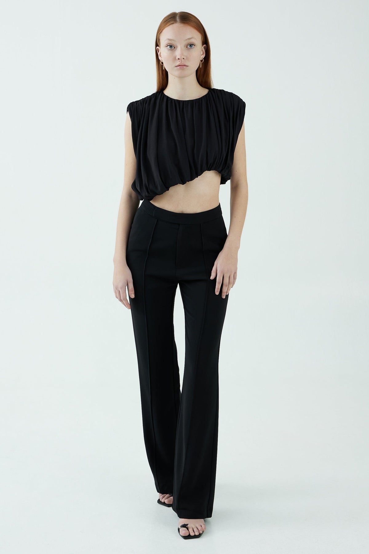 OVERFLOW TAILORED TROUSER | BLACK — THIRD FORM - International