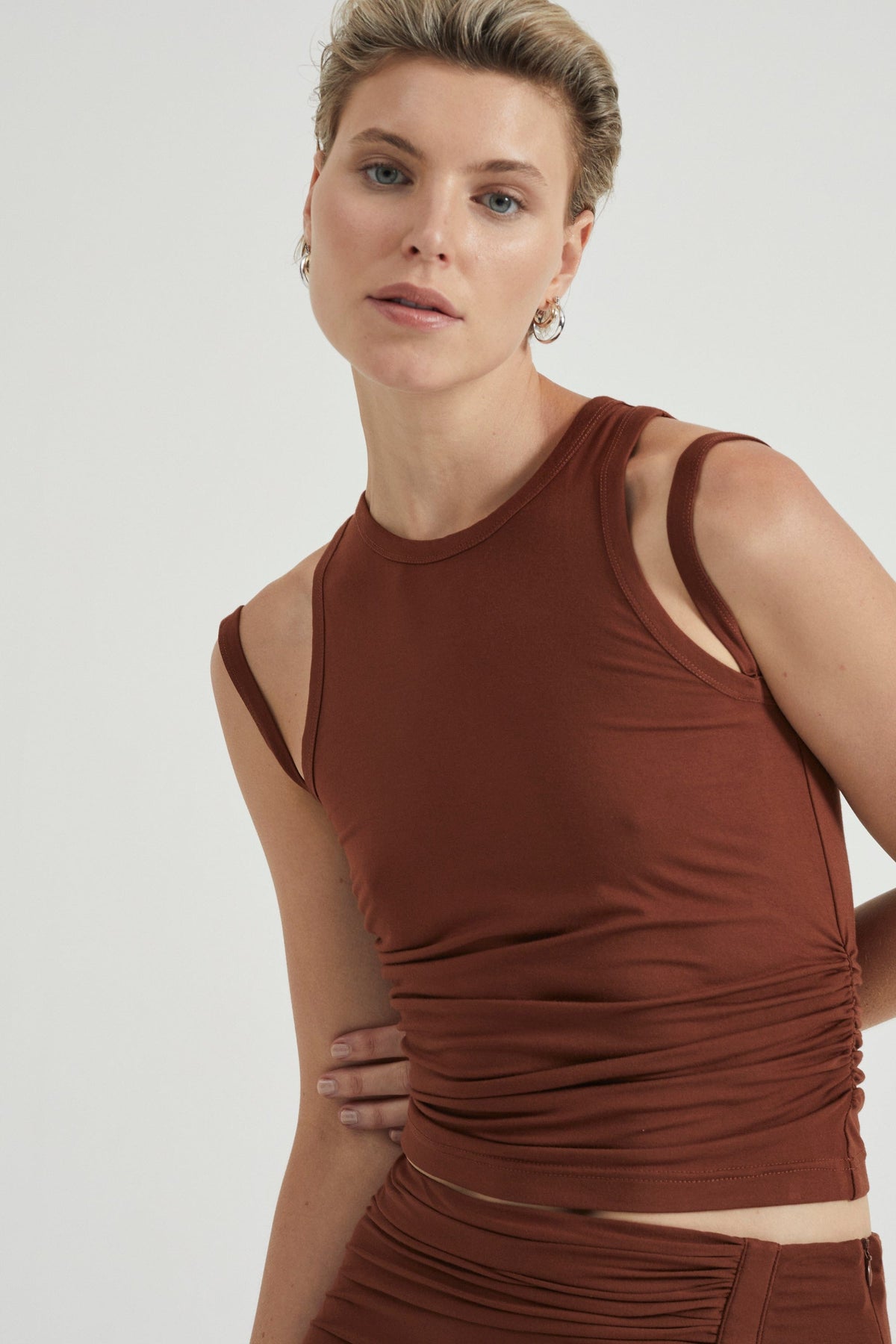 PUSH PULL TANK | CINNAMON | Matching Sets & Co-Ords | SHOP NOW — THIRD ...