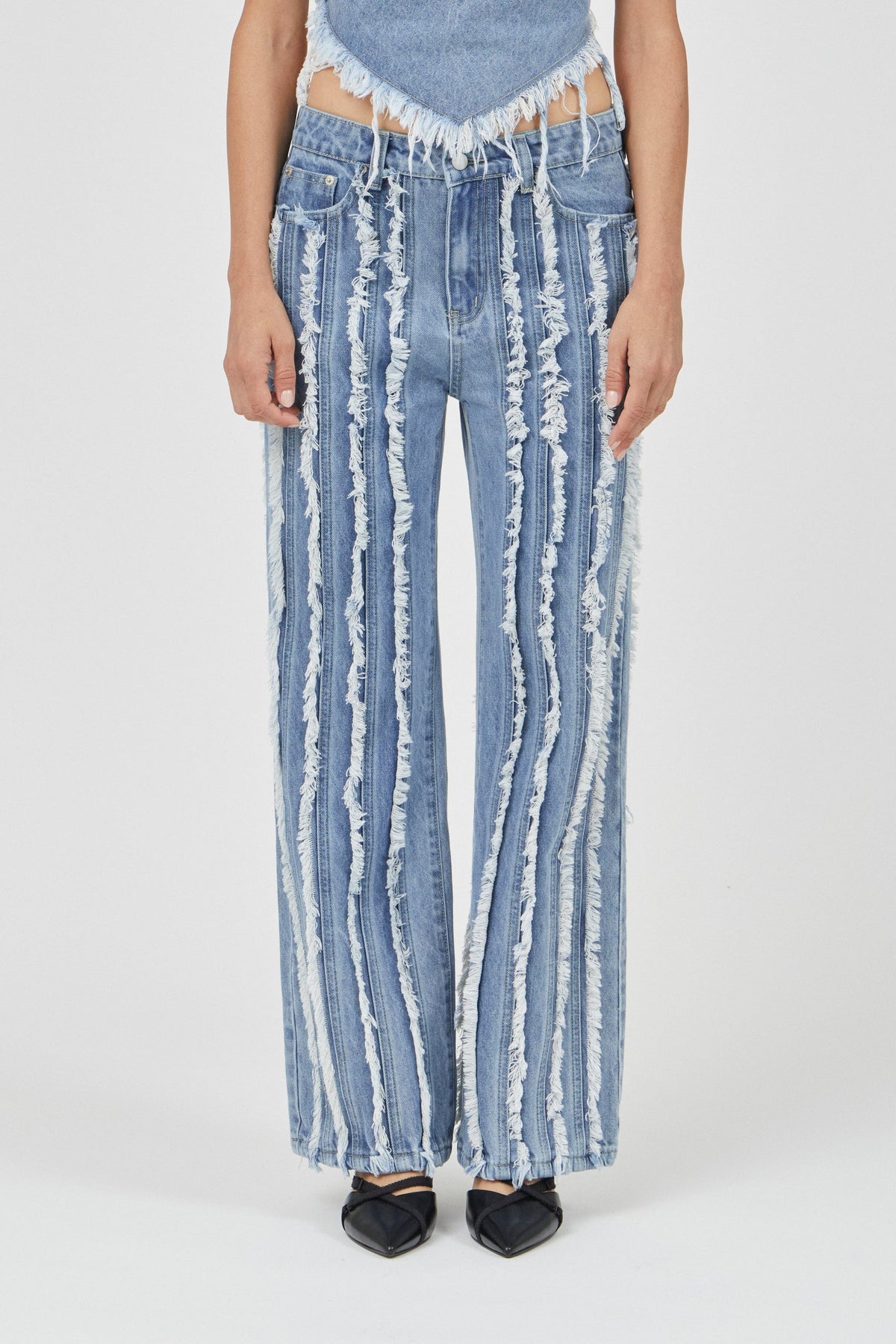TRACE DISTRESSED JEAN | FADDED BLUE | THIRD FORM | Women's Australian ...